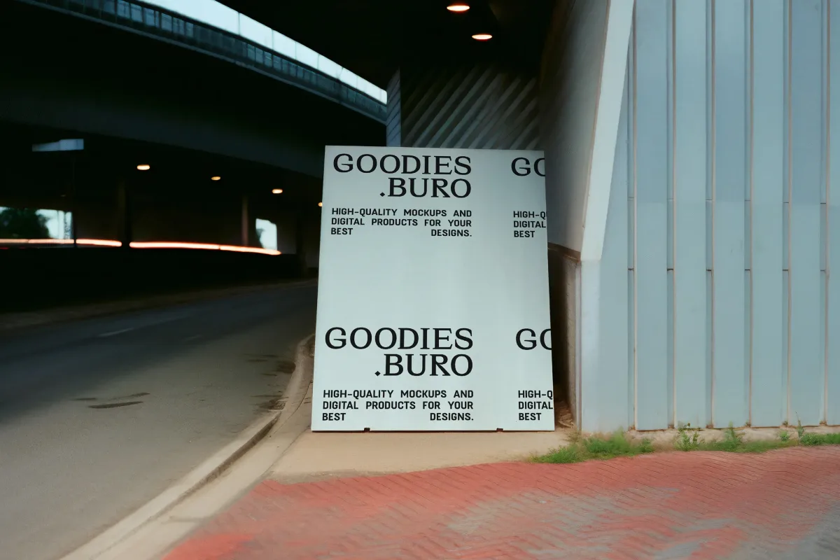 Urban Bridge Mockup — FreeAssets