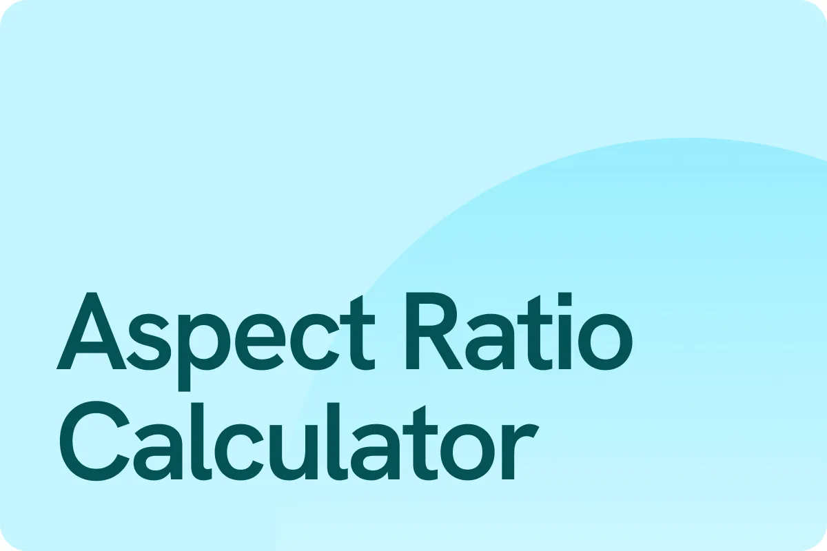 Aspect Ratio Calculator | FreeAssets