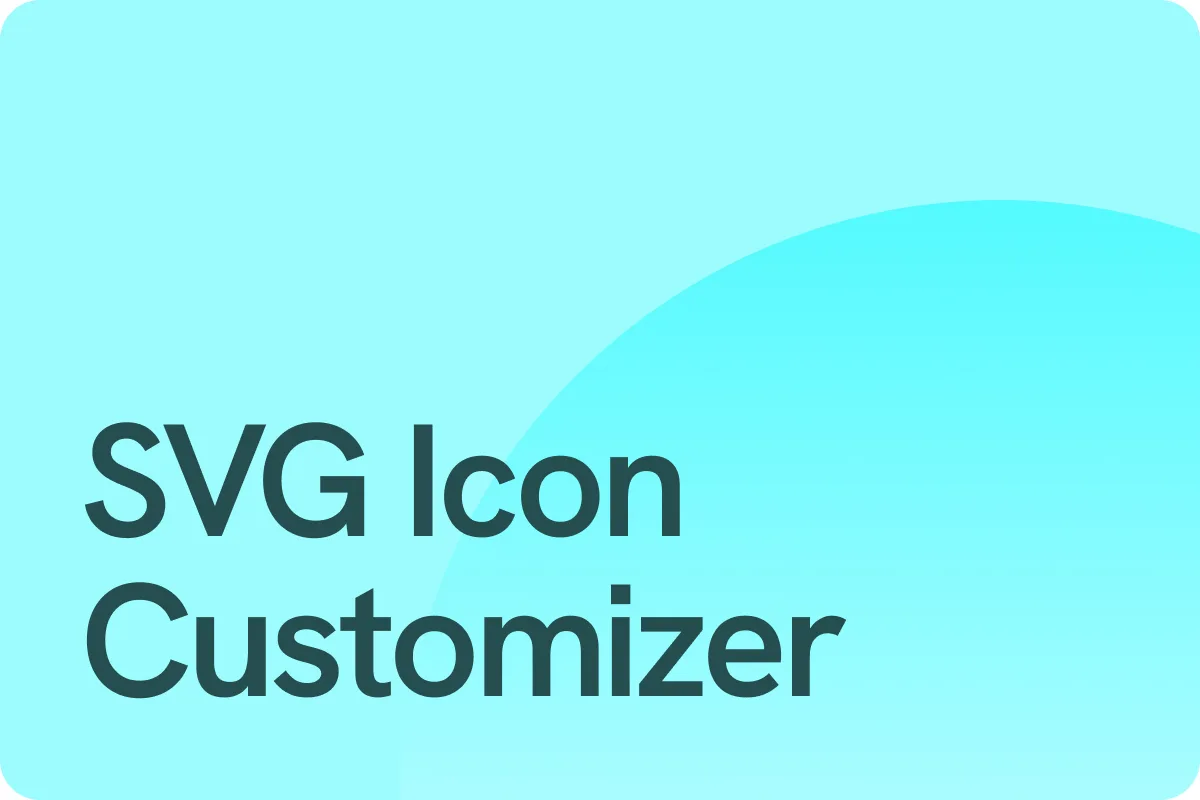 SVG Icon Customizer — FreeAssets